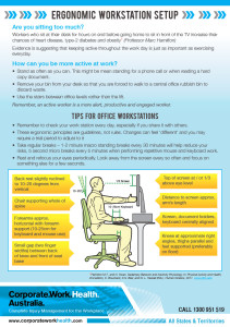 Free Posters: Ergonomics, Manual Handling, OHS and More